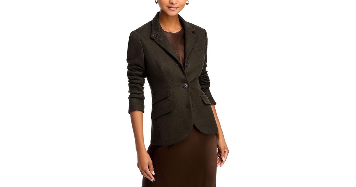 Rag & Bone Slade Wool Three-Button Suit Jacket in Black | Lyst