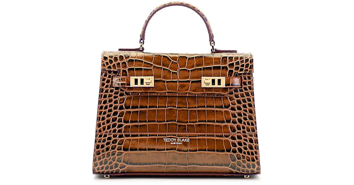 Teddy Blake Kim Croco 11" in Brown | Lyst