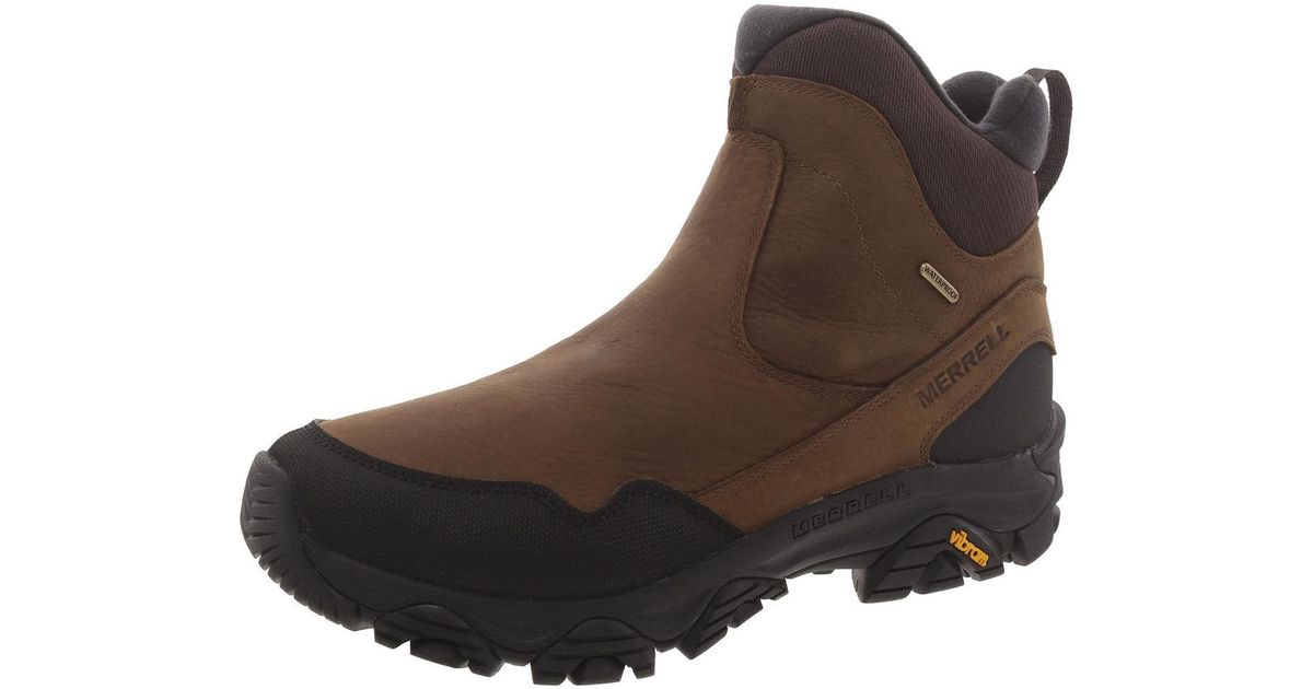 Merrell Coldpack 3 Thermo Leather Outdoor Hiking Boots in Brown for Men ...