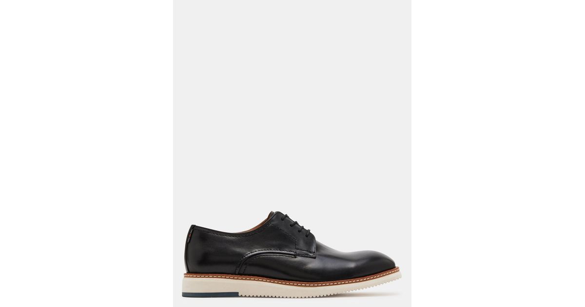 Steve Madden Koleman Tan Leather in Black for Men | Lyst