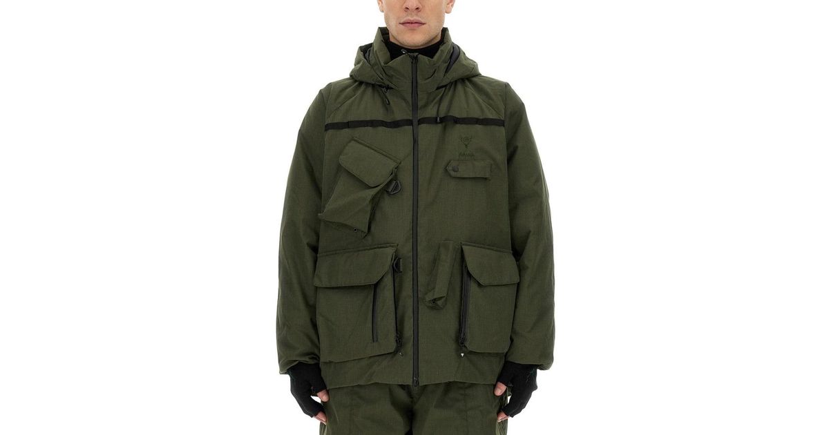 South2 West8 Functional Jacket With Utility Pockets in Green for Men | Lyst