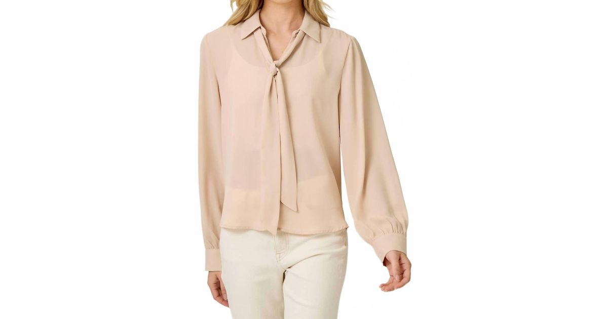 Mystree Fairmont Blouse in Natural | Lyst