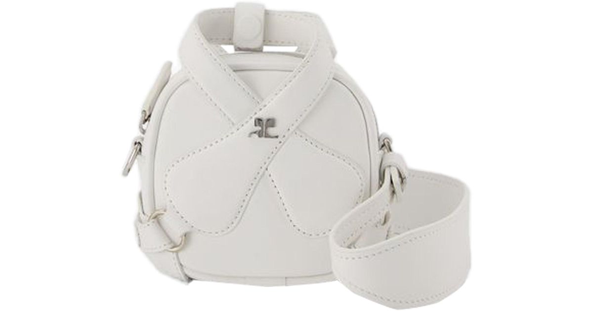 Courreges Mini X Loop Bag in Gray | Lyst