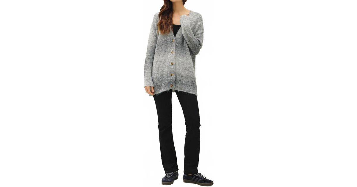 Be Cool Evelyn Gradient Cardigan in Gray | Lyst