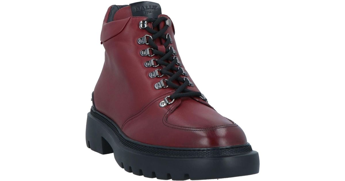 Bally Valiant 6239849 Heritage Calf Leather Boots in Purple | Lyst