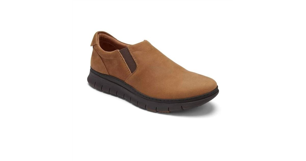 Vionic Khai Nubuck Slip On Shoes in Brown for Men | Lyst