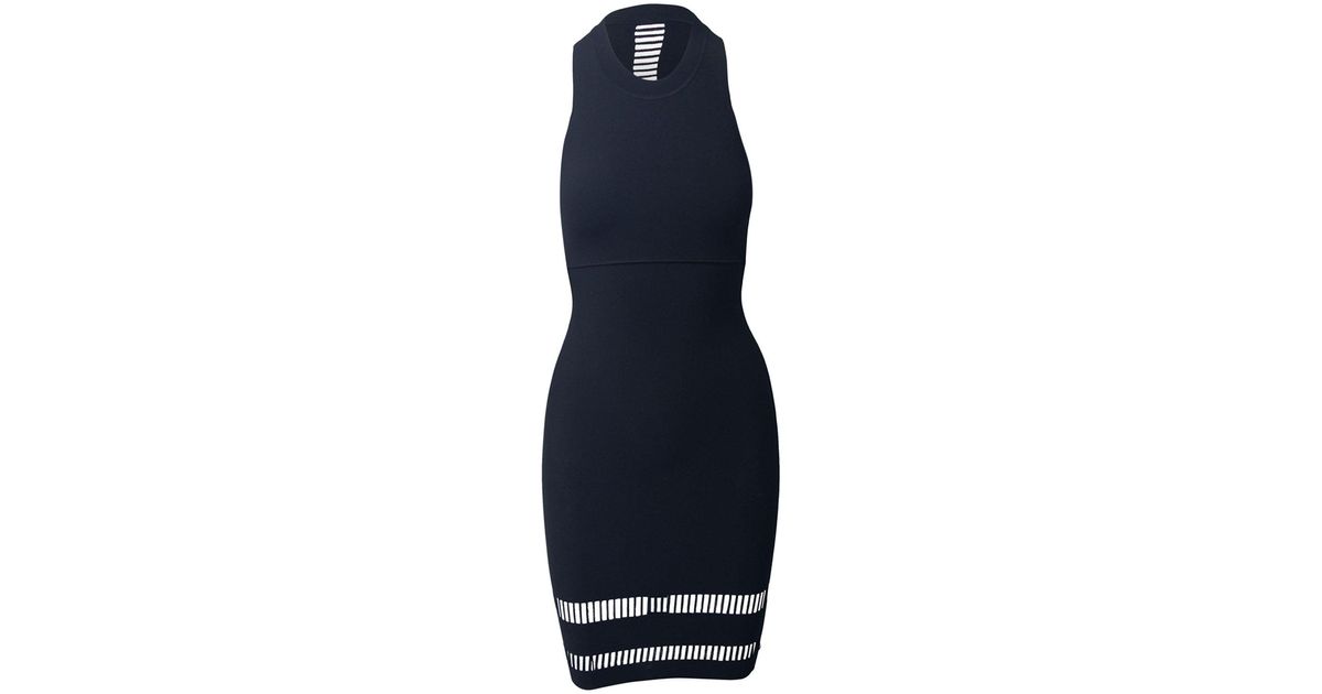 Alexander Wang Body-Hugging Halter Dress in Blue | Lyst