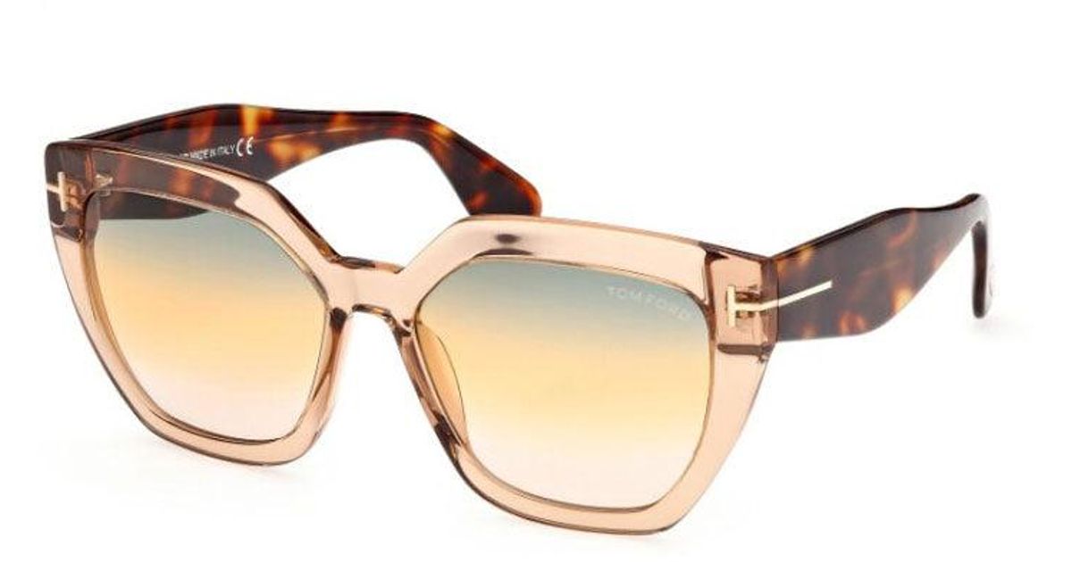 Tom Ford Butterfly Full Rim, With A Shiny/Havana Frame And Gradient ...