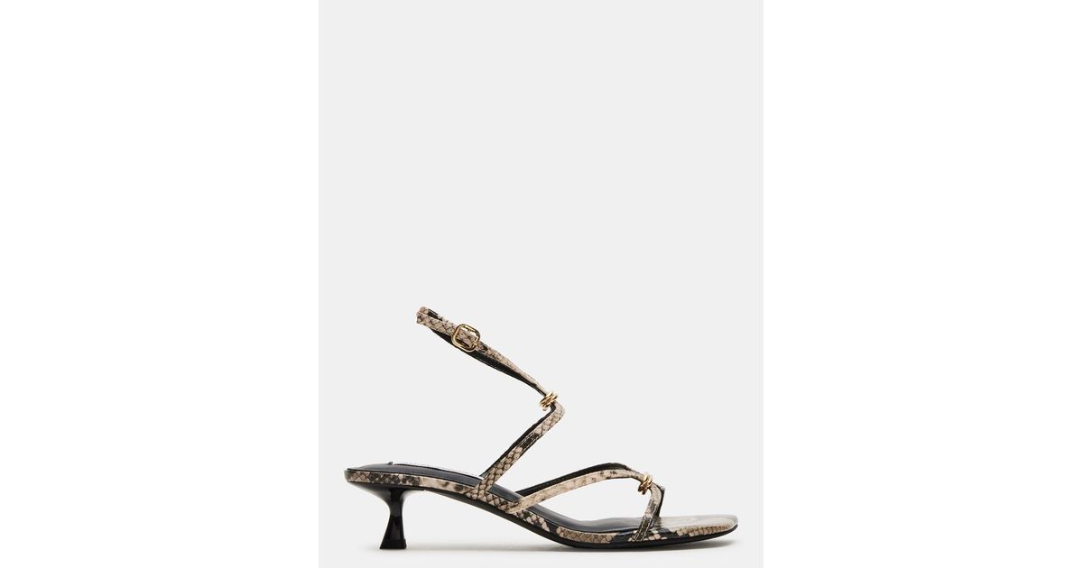Steve Madden Jamina Snake in Natural | Lyst