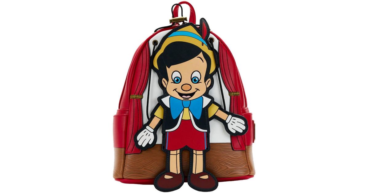 Loungefly Disney Pinocchio Marionette Mini Backpack in Red | Lyst