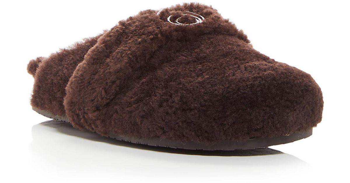 Brother Vellies Greg Shearling Shoe Slip On Comfort Flat Shoes in Brown ...