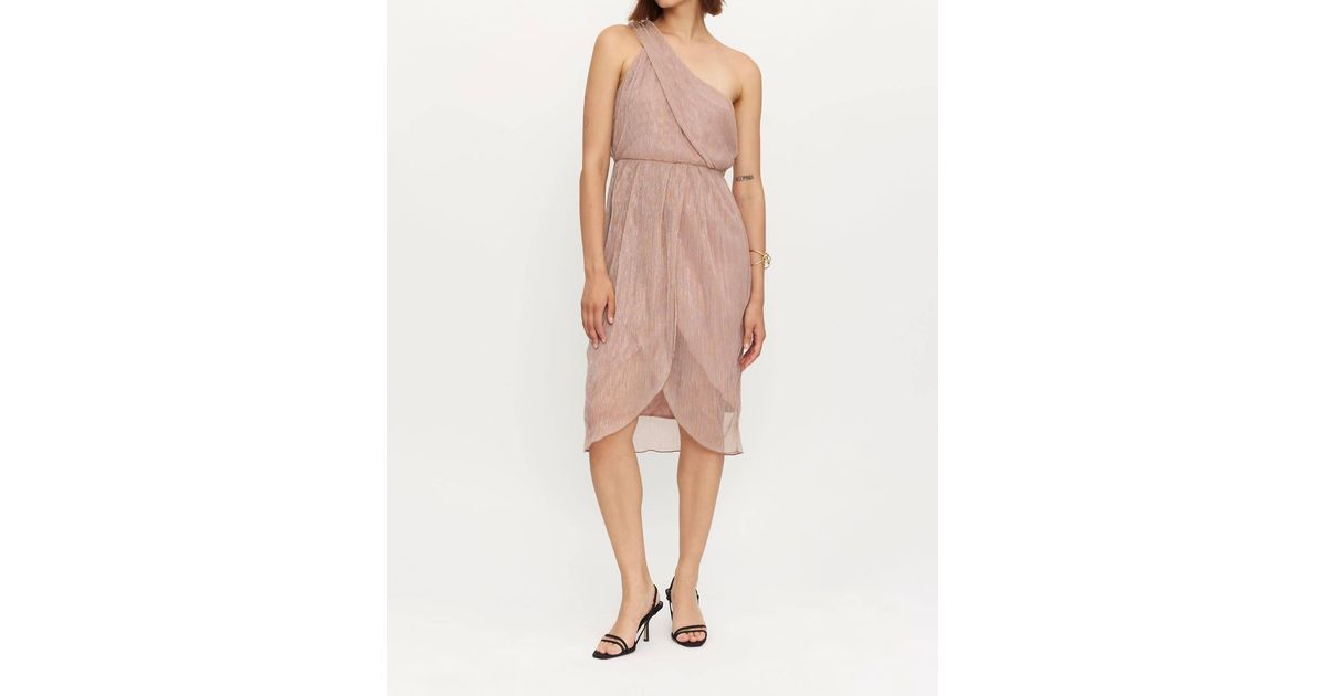 Compañía Fantástica Shimmer Dress in Pink | Lyst