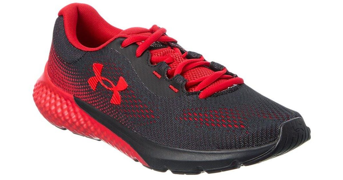 Under Armour Charged Rogue 4 Sneaker in Red for Men | Lyst