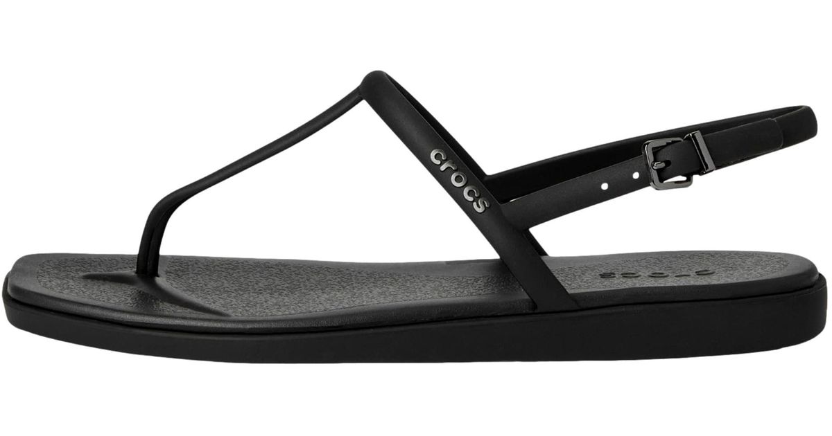 Crocs™ Miami Thong Sandal 209793-001 in Black | Lyst