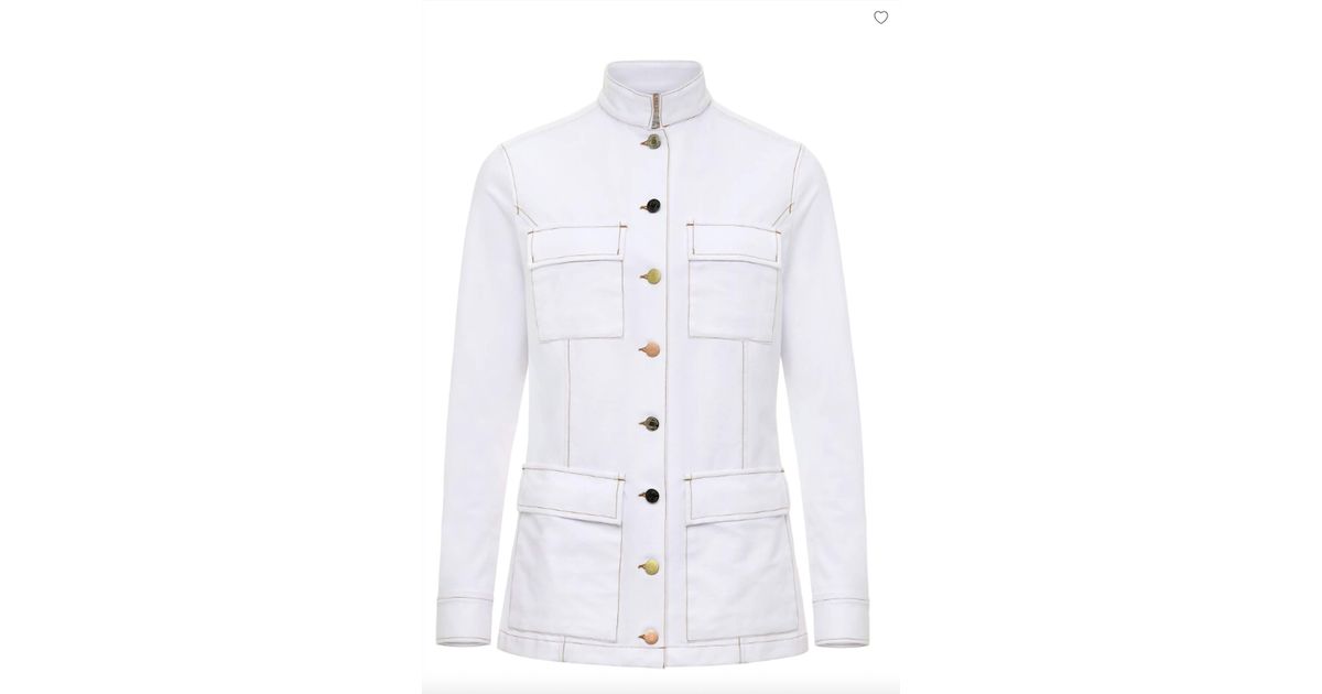Anatomie Luvan Utility Jacket in White | Lyst