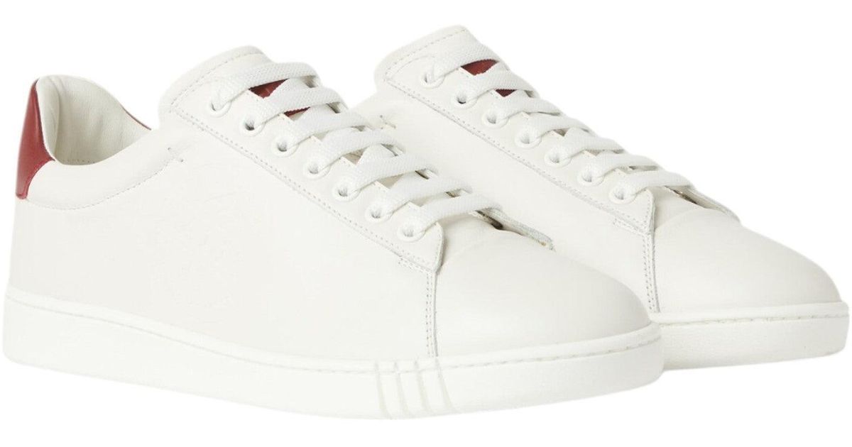 Bally Wildy 6237778 Calf Plain Leather Sneakers in Black for Men | Lyst