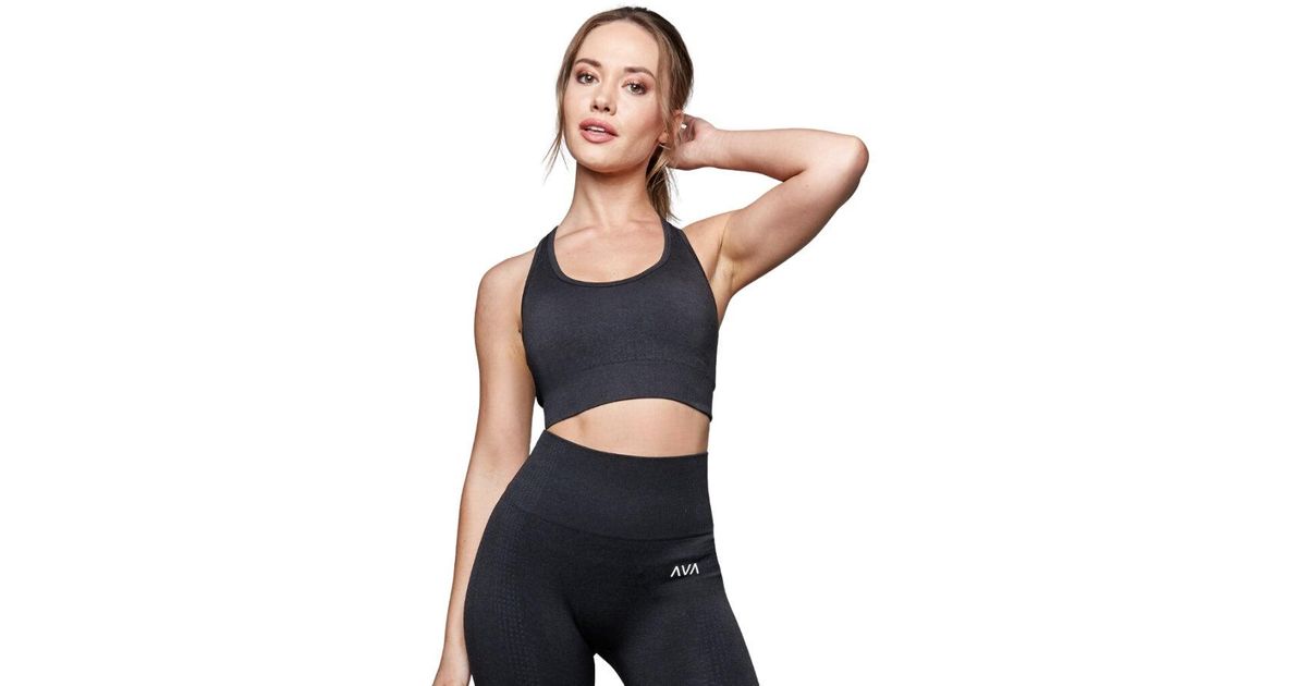AVA Active Skin Bra in Black | Lyst