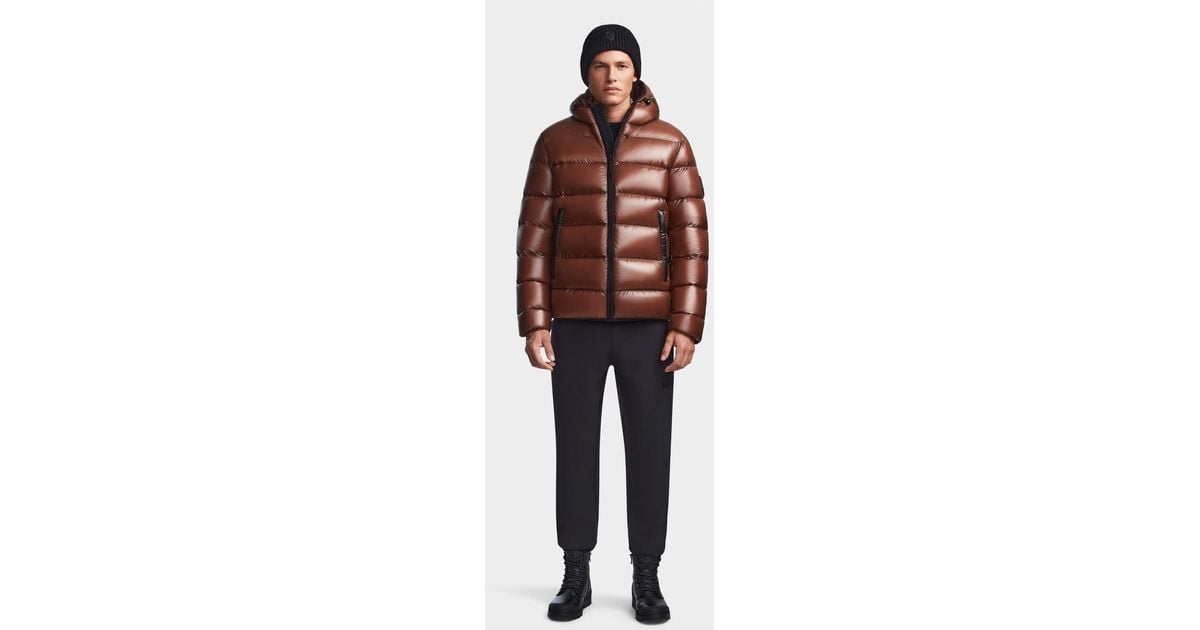 Rudsak Demian Down Puffer Jacket in Red for Men | Lyst