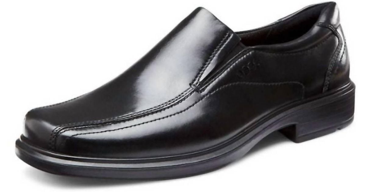 Ecco Helsinki Slip-On Shoes in Black for Men | Lyst