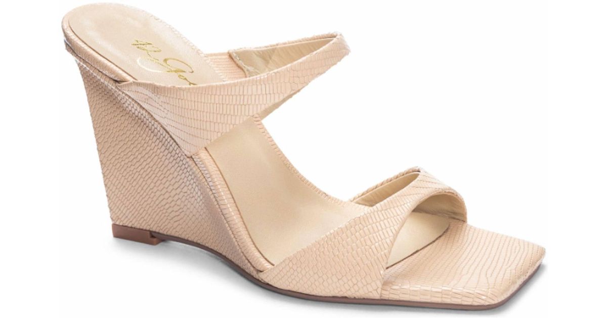 42 GOLD Omira Wedge Heel in Metallic | Lyst