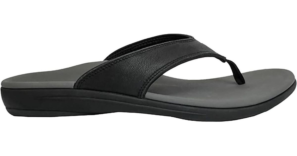 Revitalign Yumi Beach Sandal in Black for Men | Lyst