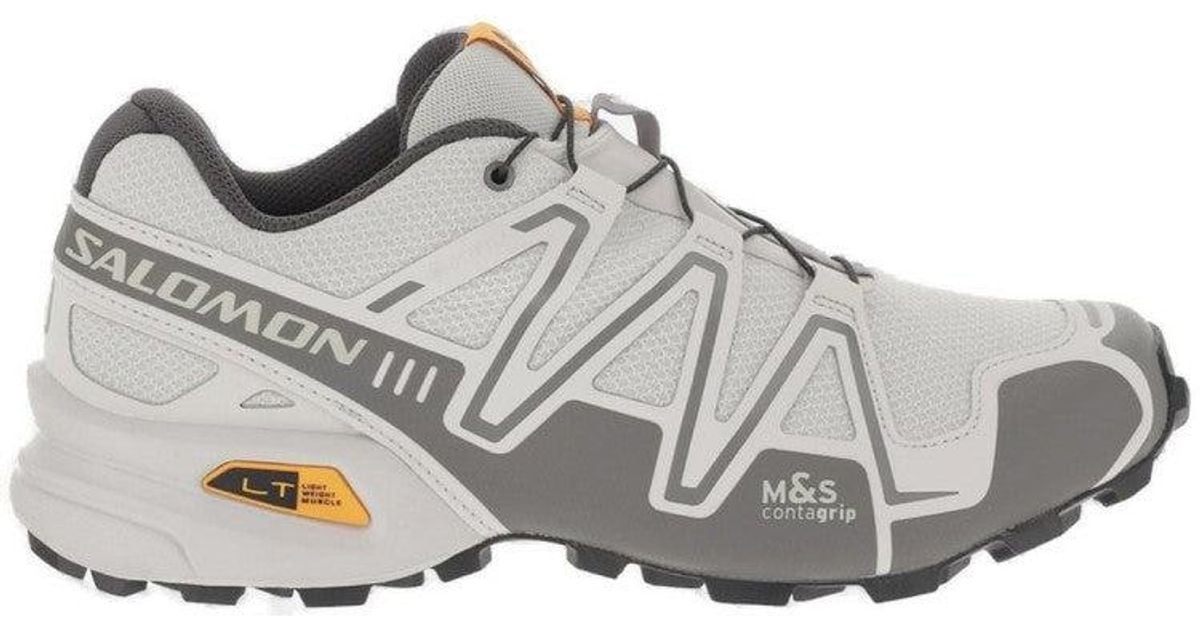 Salomon Sporty Sneakers With Quick-Lace System in White | Lyst