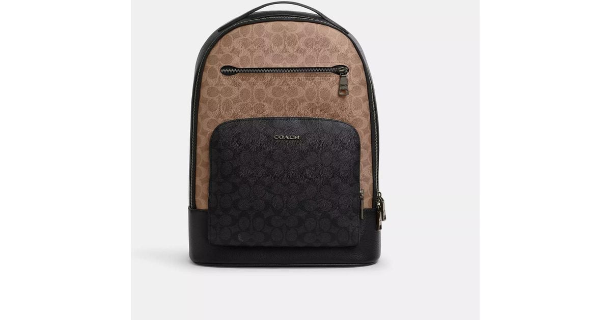 COACH Ethan Backpack in Brown | Lyst