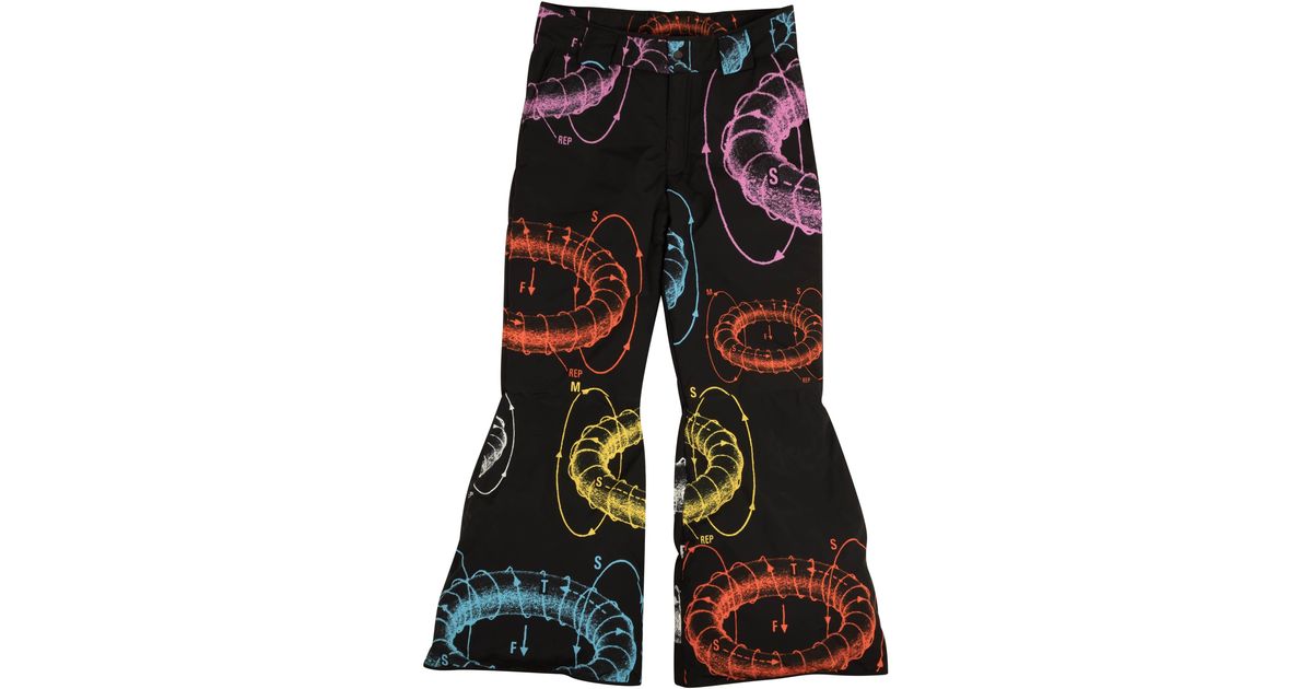 Msftsrep Msfts Rep Bell Bottom Antigravity Puffer Pants in Black for ...