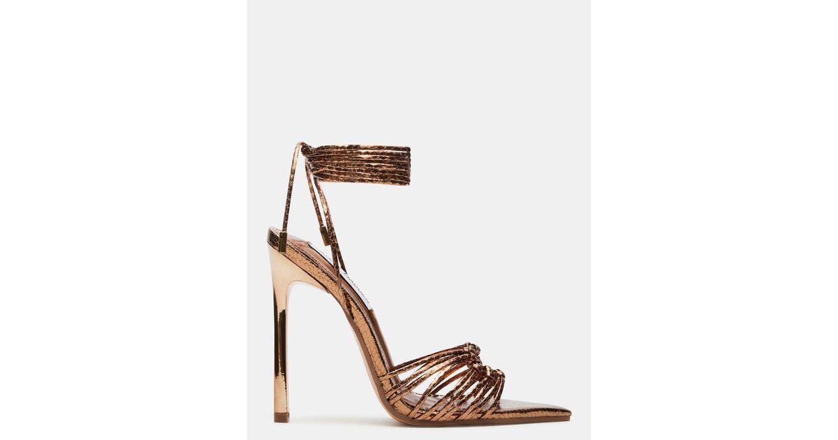 Steve Madden Zaya Bronze Snake | Lyst