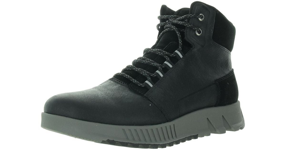 Sorel Leather Combat & Lace-Up Boots in Black for Men | Lyst