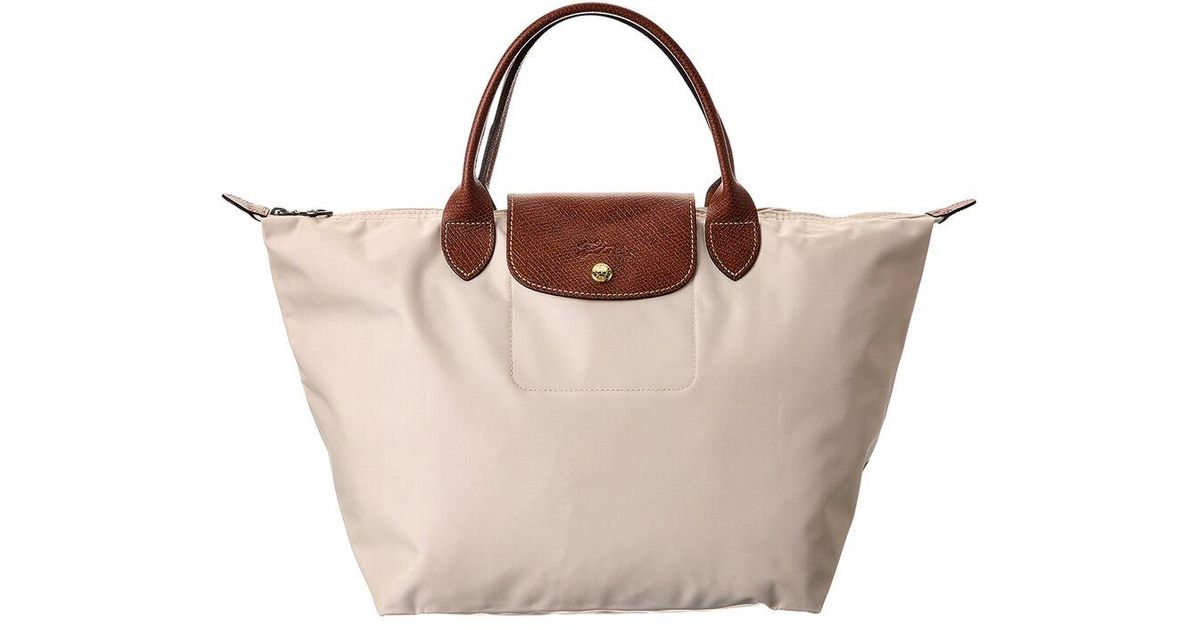 Longchamp Le Pliage Original Medium Nylon Bag in Brown | Lyst