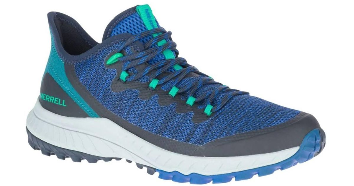 Merrell Bravada Low Hiking Non-Wp Shoes in Blue | Lyst