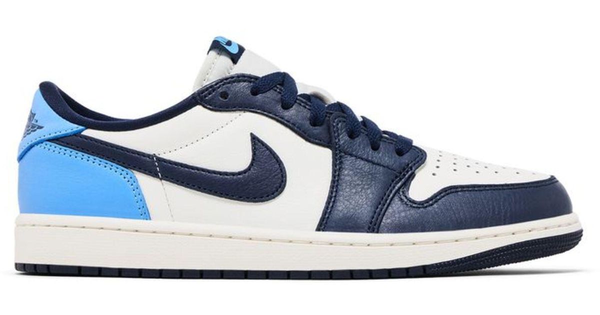 Nike 1 Low Og Obsidian Unc in Black for Men | Lyst