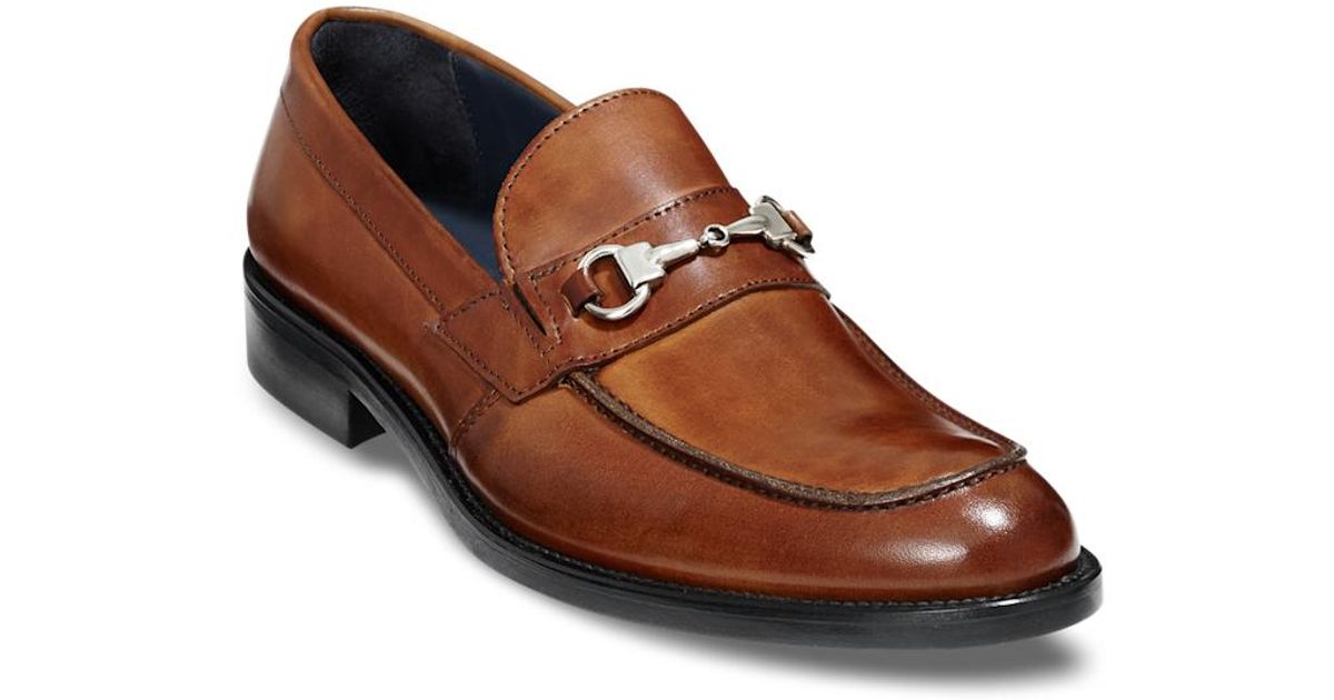 Paul Fredrick Archer Bit Loafer in Brown for Men | Lyst