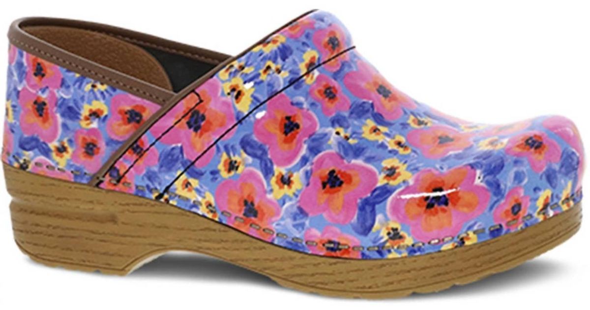 Dansko Professional Patent Clogs in Blue | Lyst