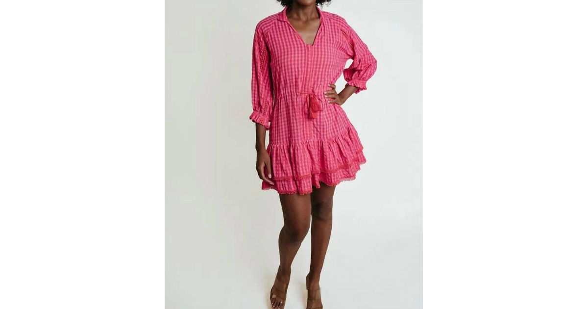 Laroque Janie Dress in Pink | Lyst