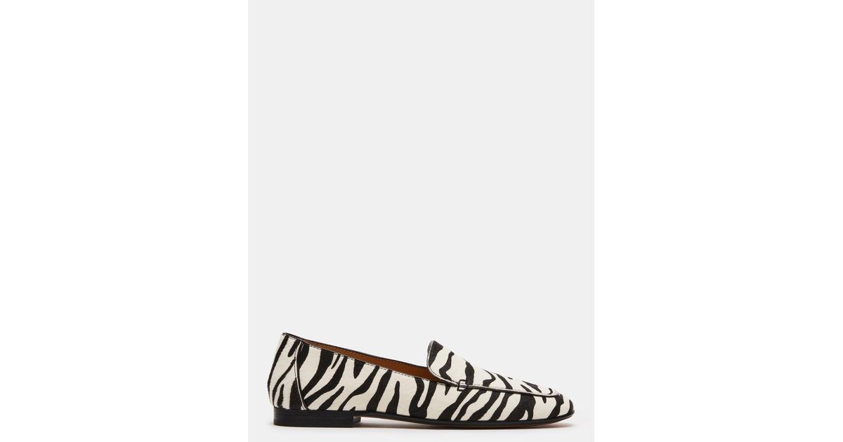 Steve Madden Fitz Zebra in Black | Lyst