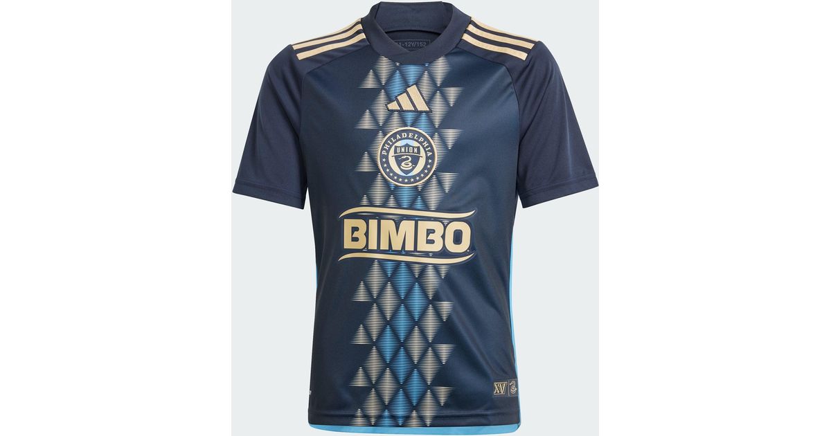 adidas Kids' Philadelphia Union 24/25 Home Jersey Kids in Blue for Men ...