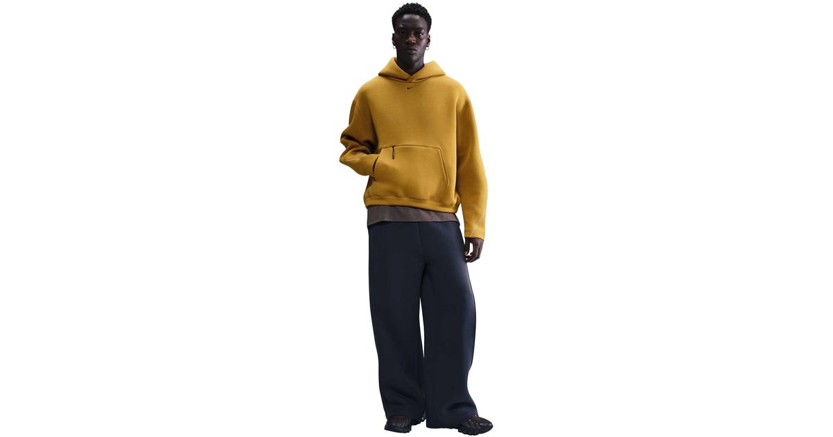 Nike Tech Fleece Oversized Hoodie in Blue for Men | Lyst