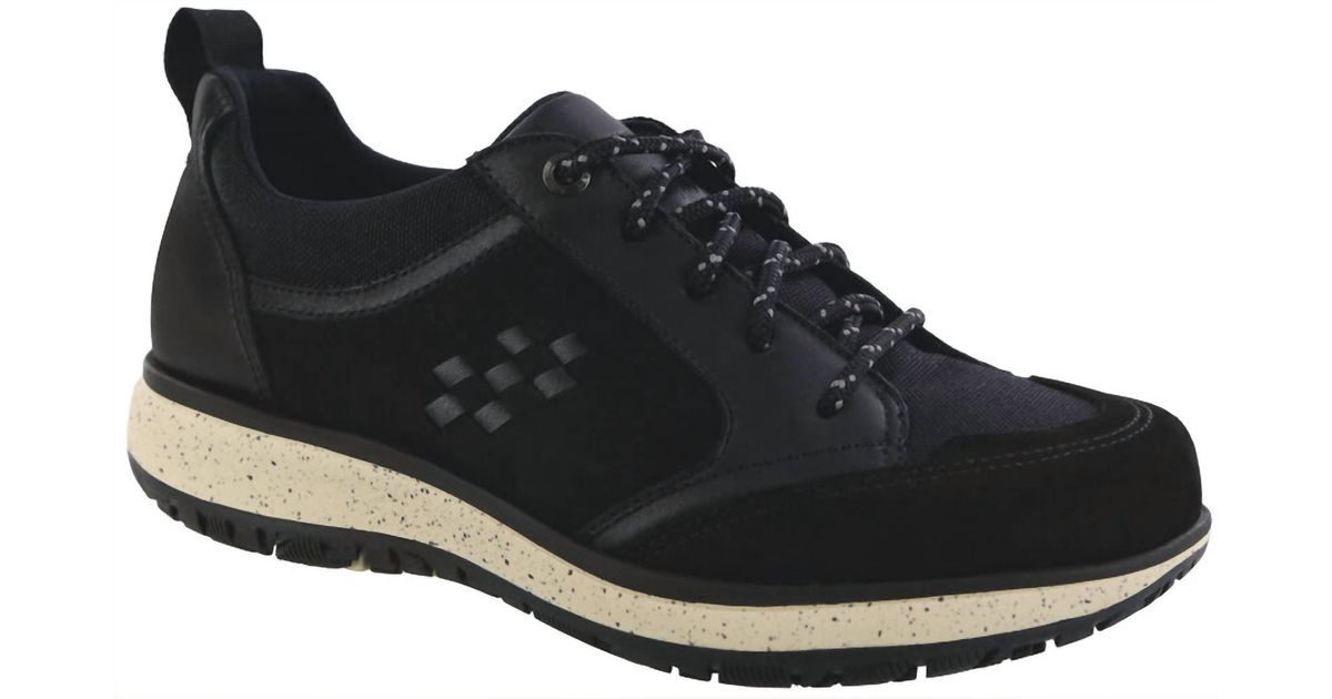 SAS Boulder Lace Up Sneaker in Black | Lyst