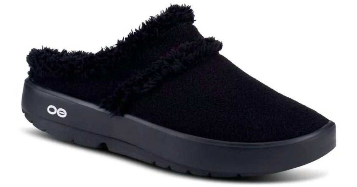 OOFOS Oocoozie Mule Slippers in Blue | Lyst