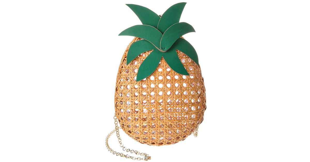 Serpui Ananas Clutch in Metallic | Lyst