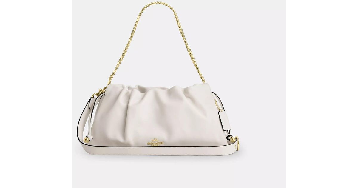 COACH Faye Large Shoulder Bag in Natural | Lyst