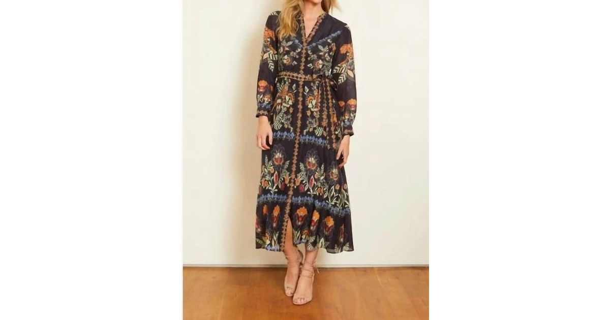 Caballero Michelle Dress in Brown | Lyst