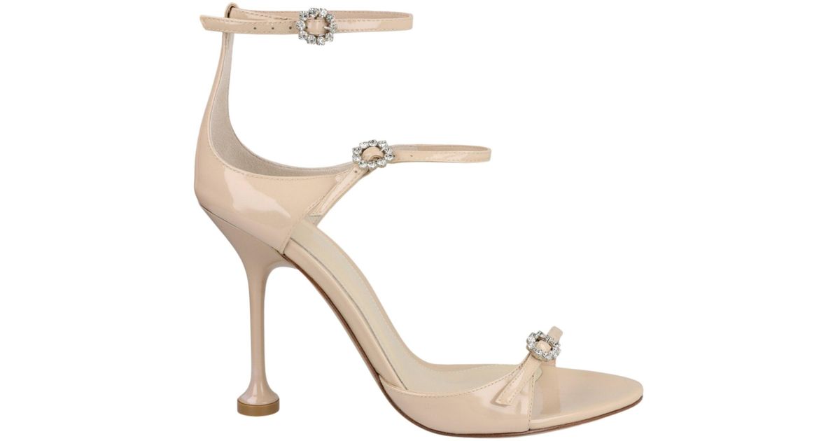 Alexandre Birman Anastasia 100 Crystal Heels in White | Lyst