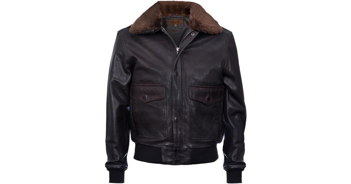 Infinity Leather Air Force A2 Aviator Leather Bomber Jacket-Sao Paulo ...