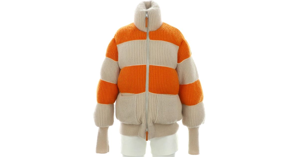 Moncler Genius 2 1952 Knit Puffer Jacket Quilted Wool And Mohair Blend ...