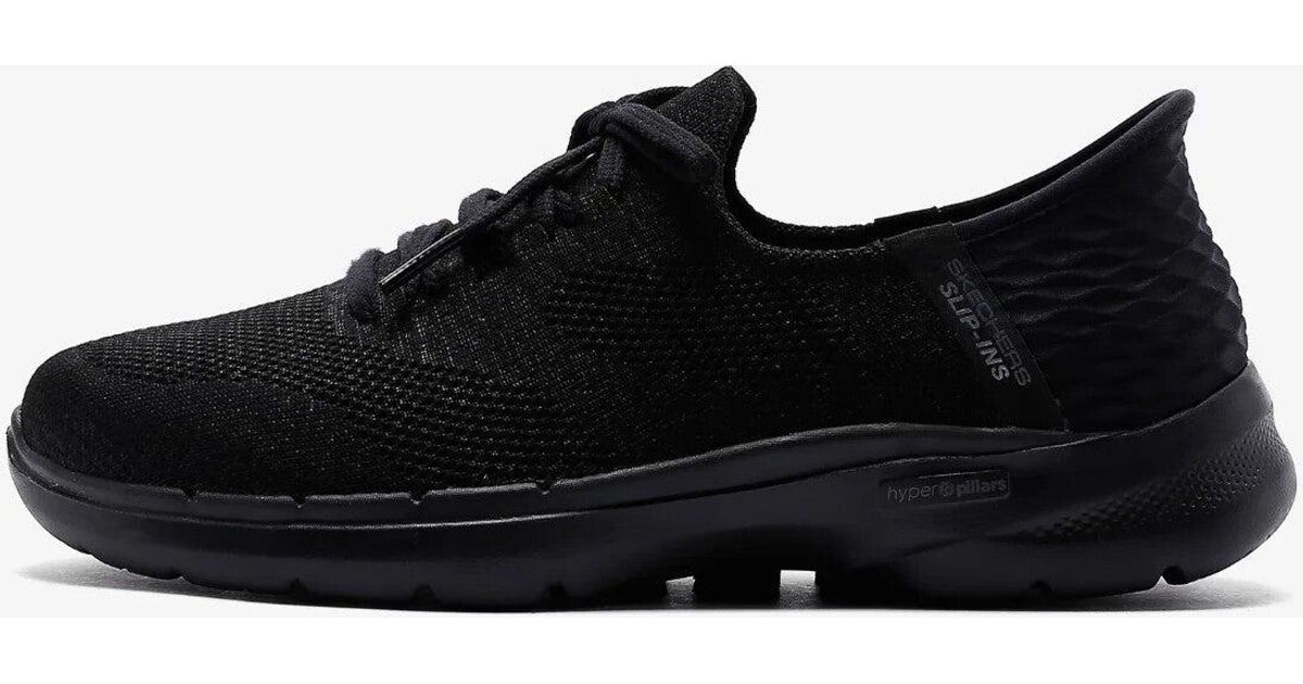 Skechers Slip-Ins: Go Walk 6 Lovely Day 124568-Bbk 9.5 Shoes Eee4377 in ...