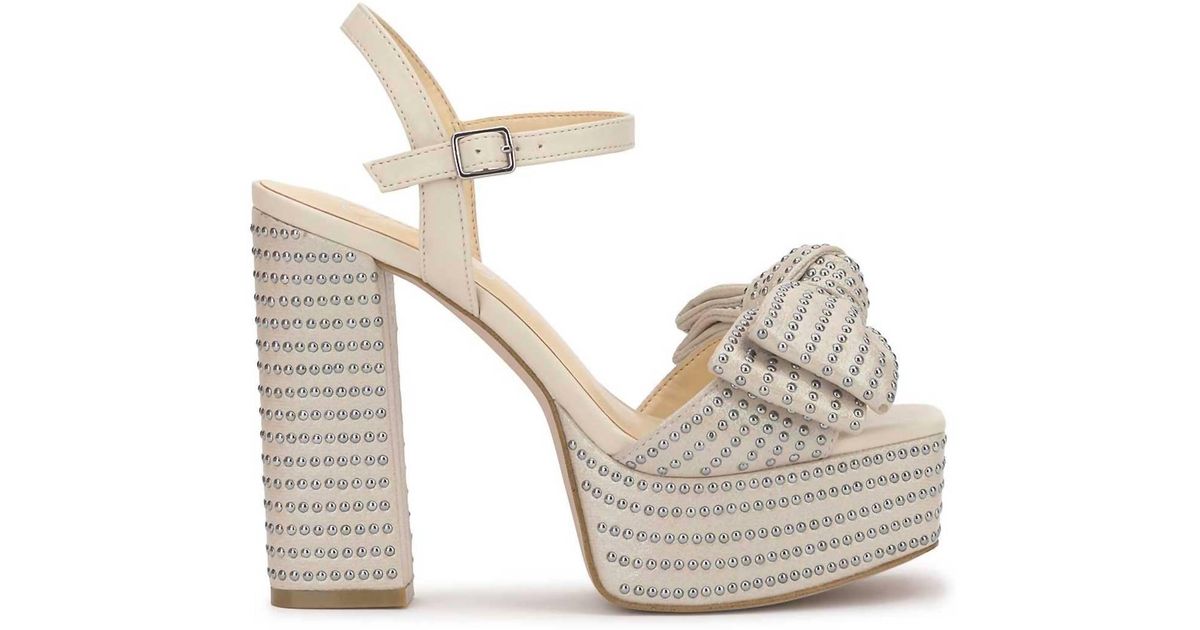 Jessica Simpson Lollien Platform in White | Lyst