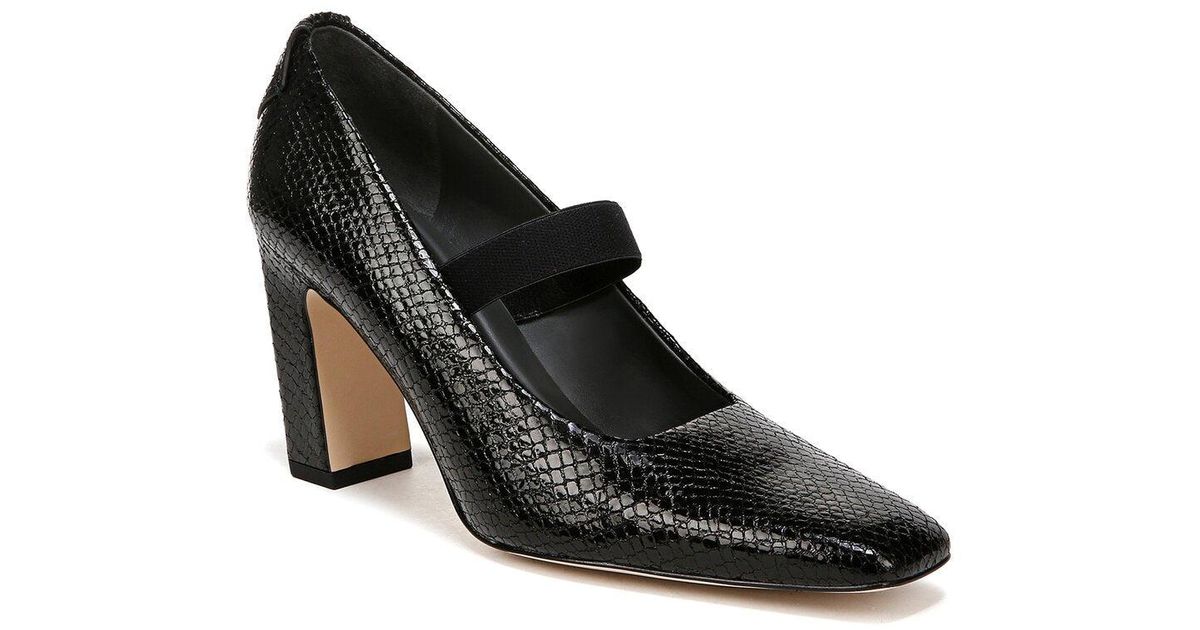 Franco Sarto Flexa Bria Leather Pump in Black | Lyst